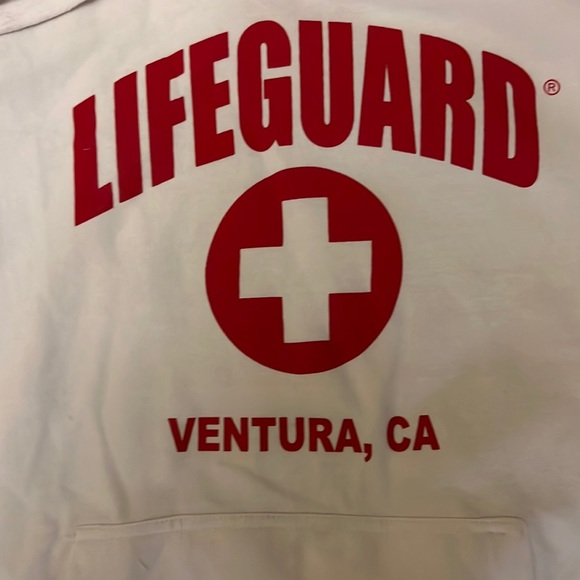 Lifeguard | Shirts | Lifeguard White Hoodie Sweatshirt Ventura ...